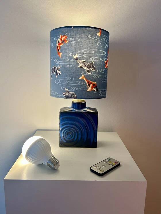 Table lamp without wire in vase by Cari Zalloni for Steuler | Selency
