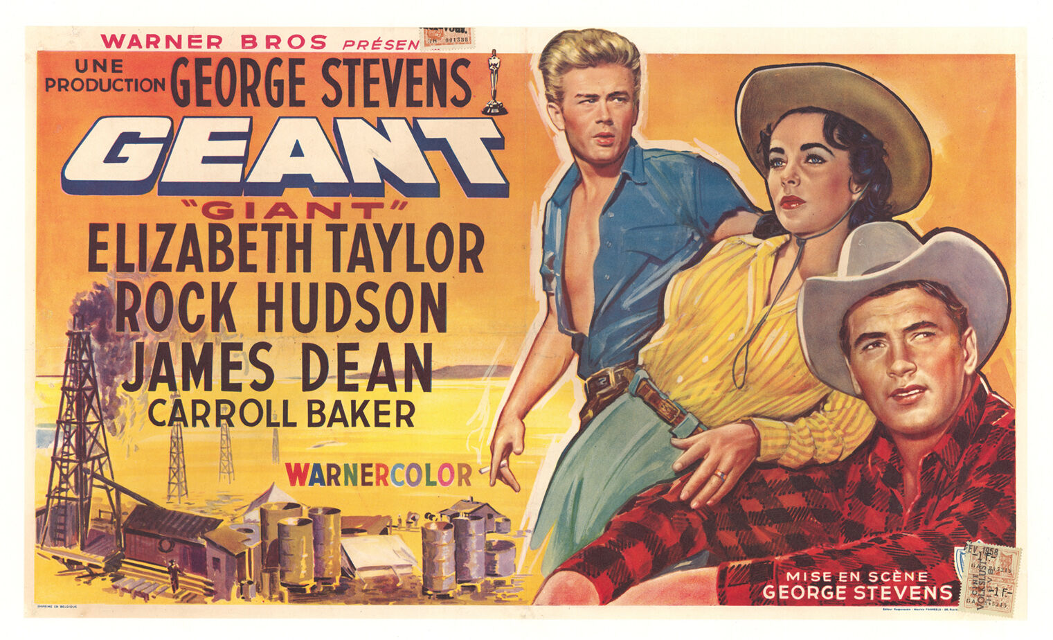 Affiche de film Geant Giant | Selency