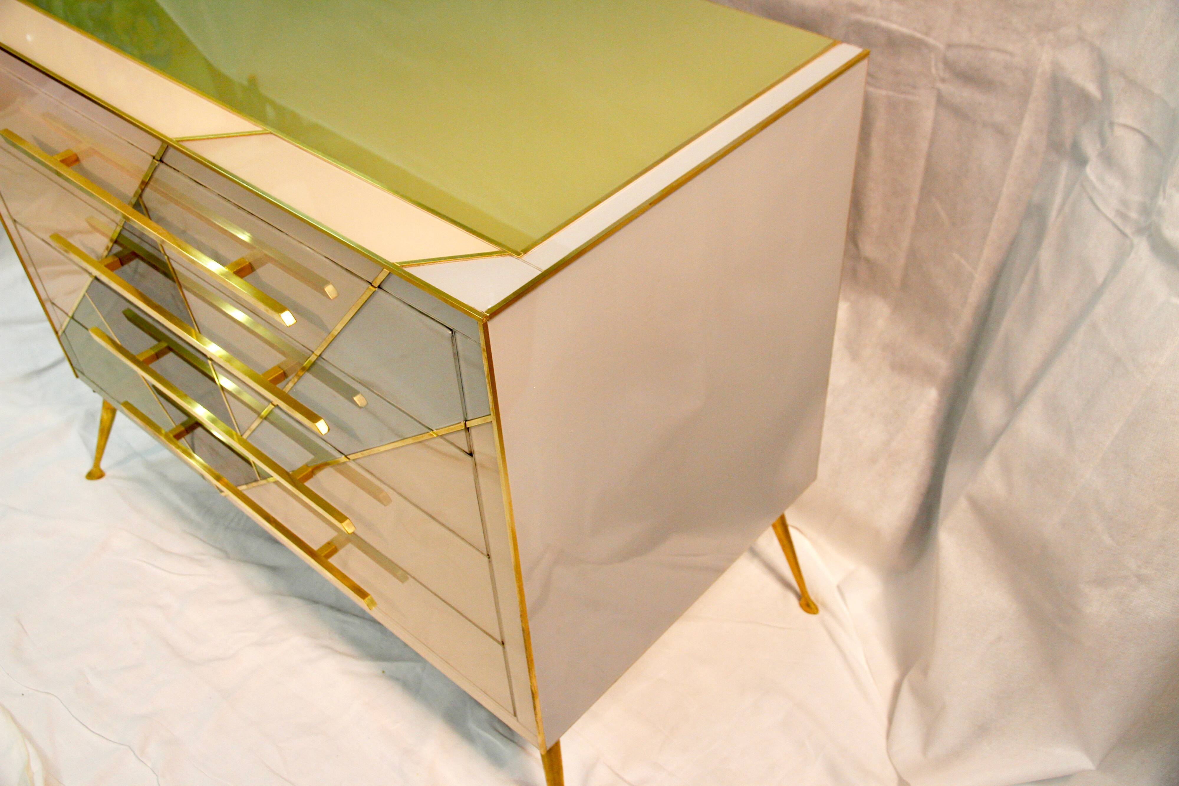 Commode en verre Murano, XXe siècle | Selency