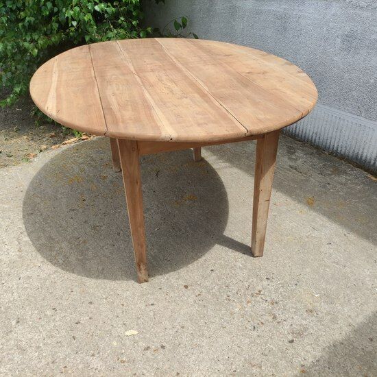 Table ancienne ovale rabattable | Selency