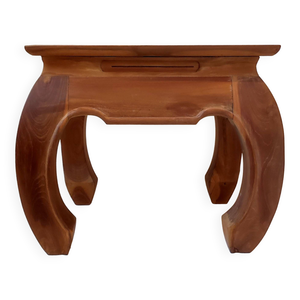 Table basse à opium bois massif | Selency
