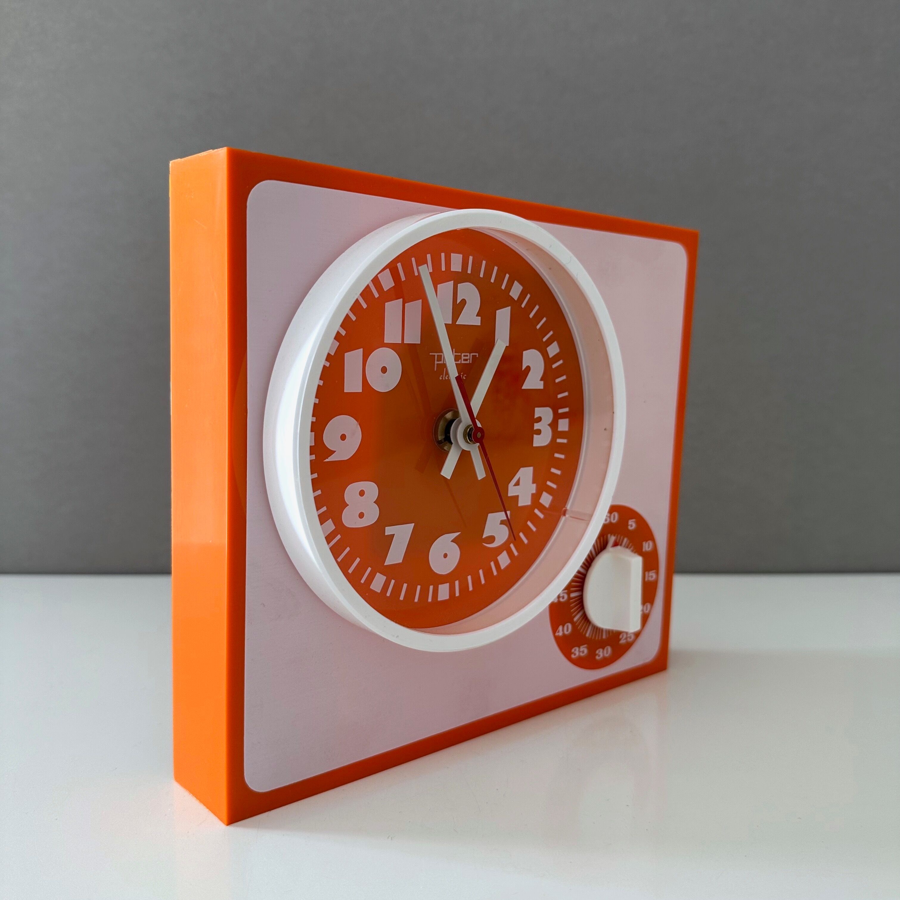 Vintage wall clock Peter Electric | Selency