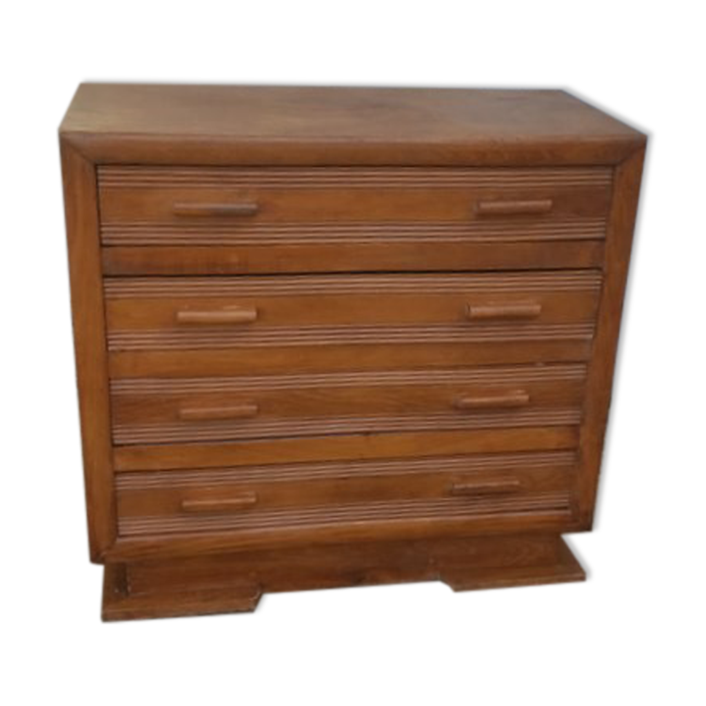 Commode en bois vernis | Selency