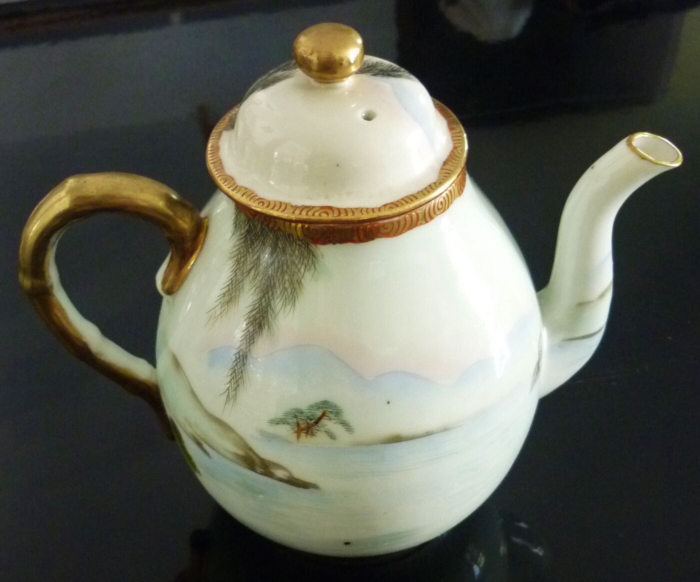 Ancient tea set Japan Kutani porcelain, Meiji period, hand-painted ...