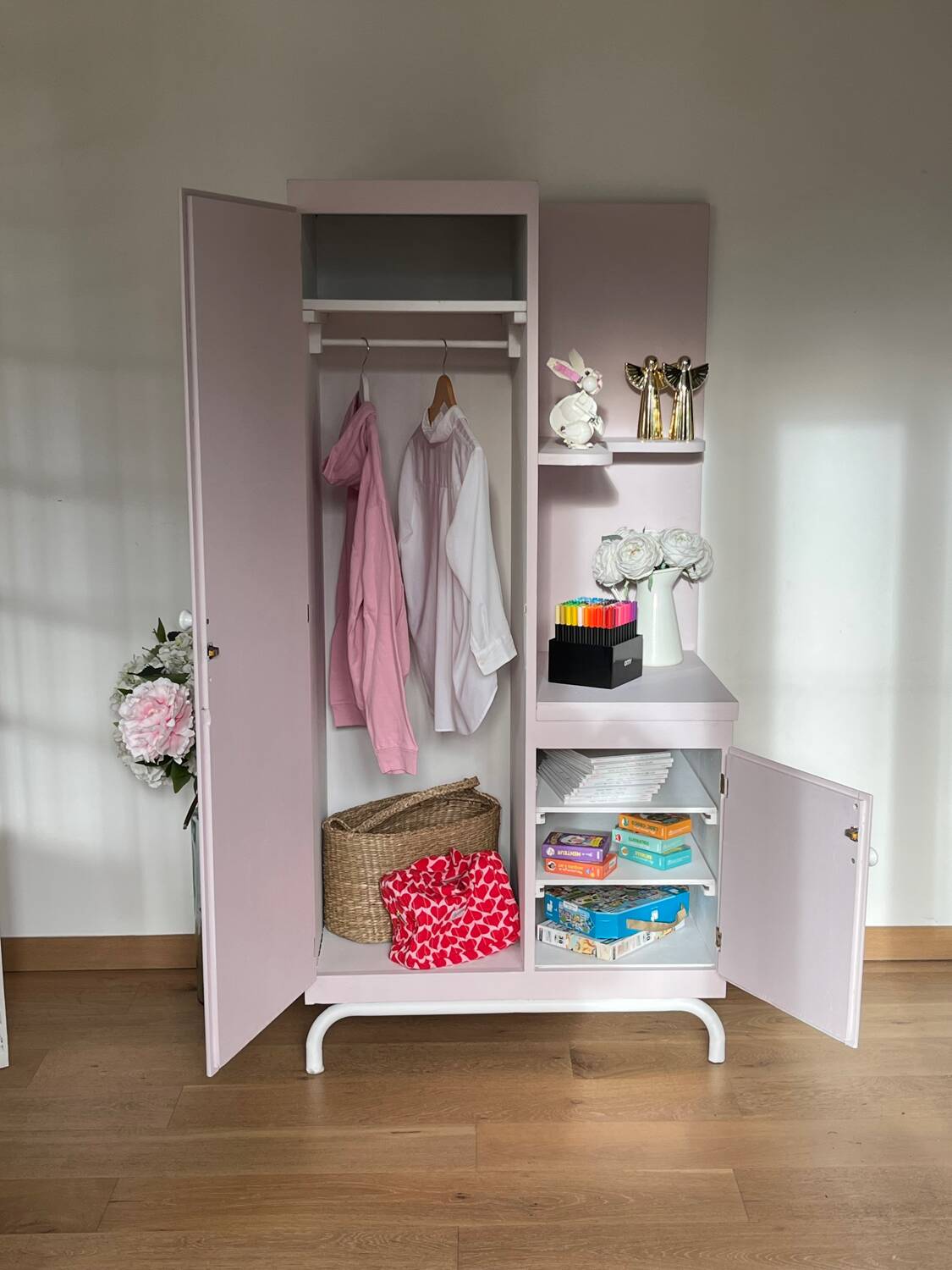 Armoire d’internat vintage, rénovée | Selency