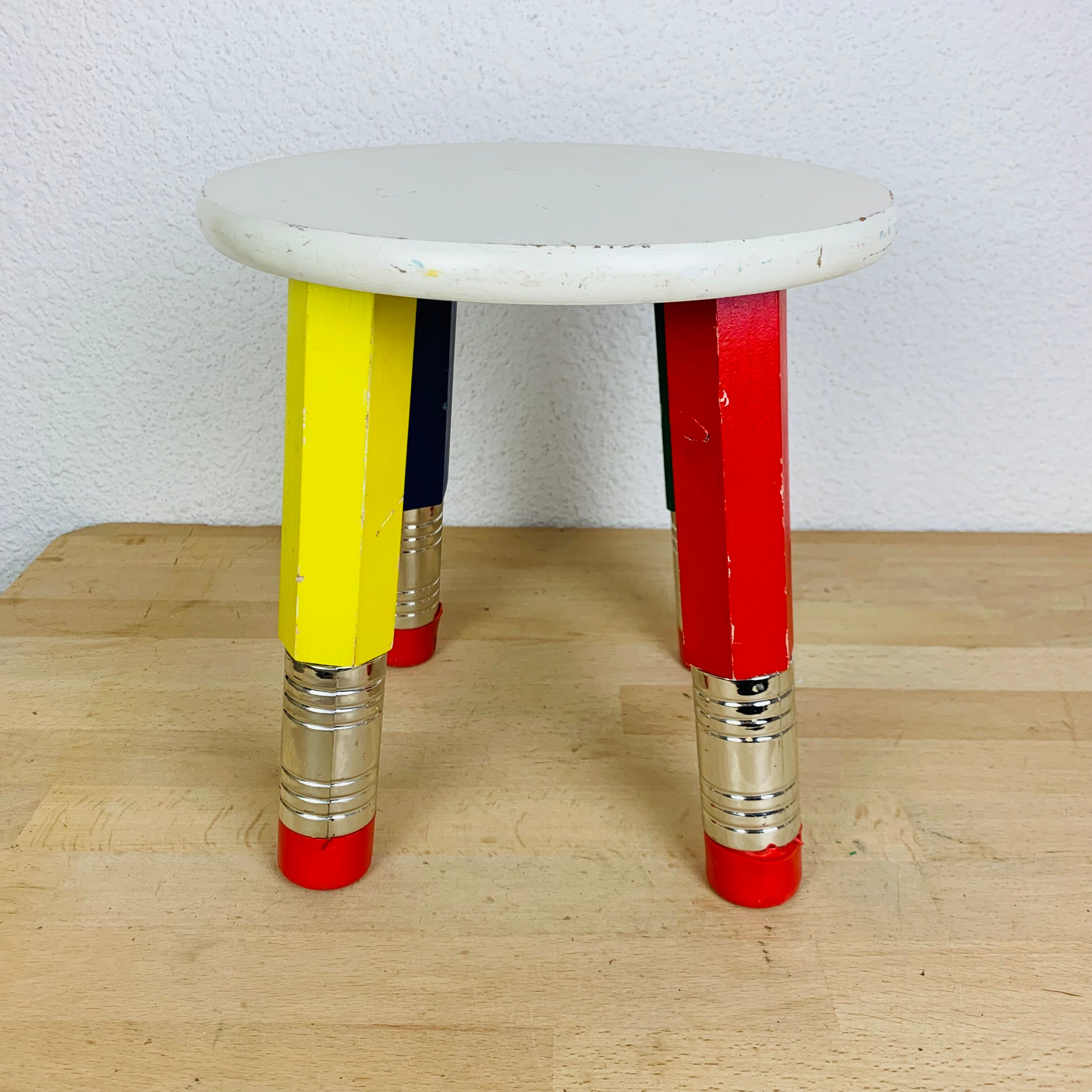 Pencil stool by Pierre Sala for children | Selency