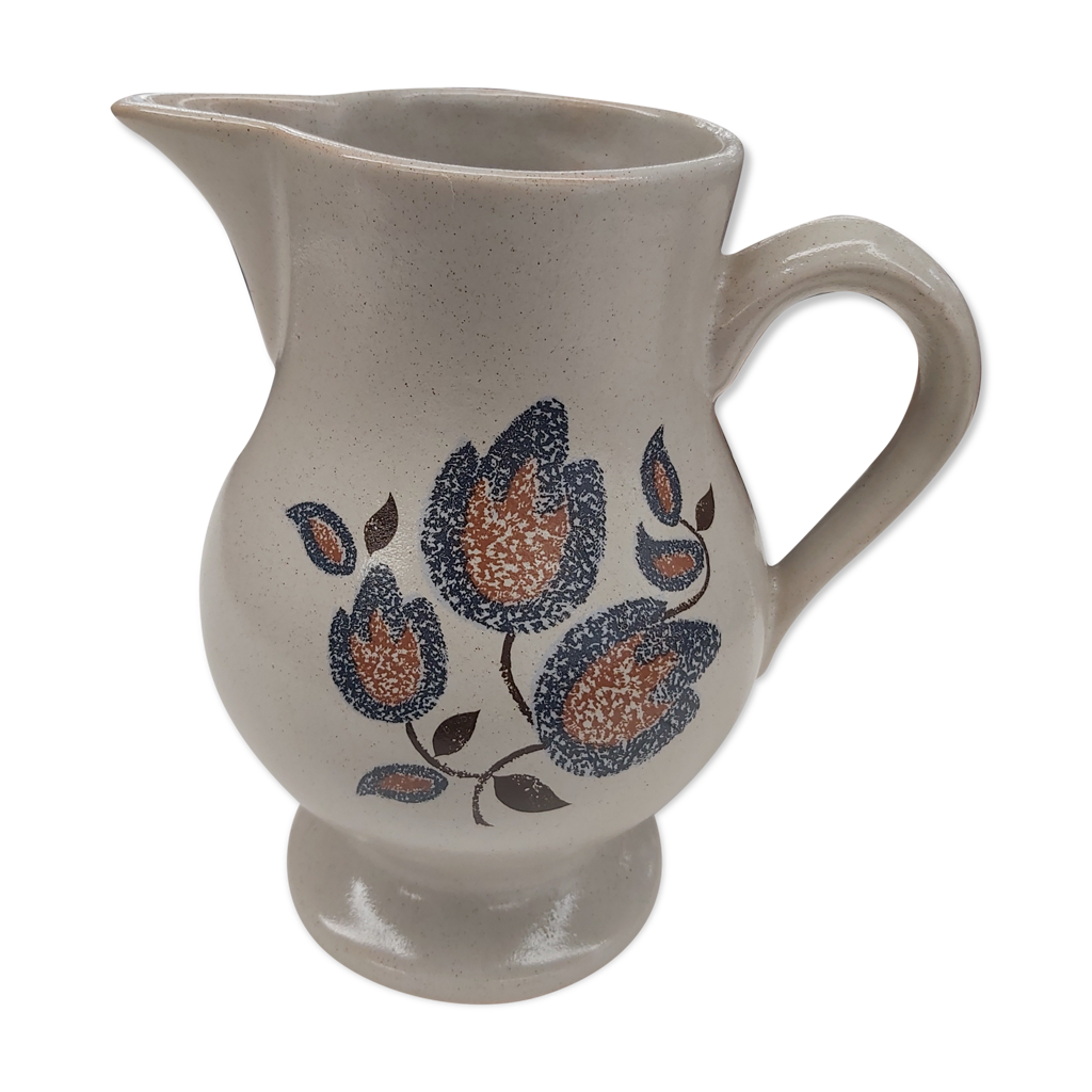 Pichet en faïence St Amand service Sologne | Selency