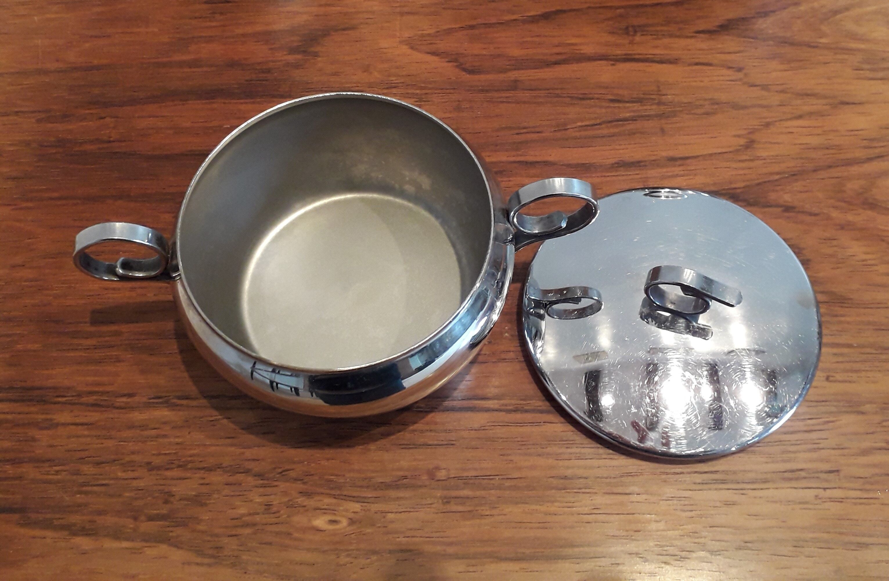 Théière sucrier et pot à lait inox Letang Remy | Selency