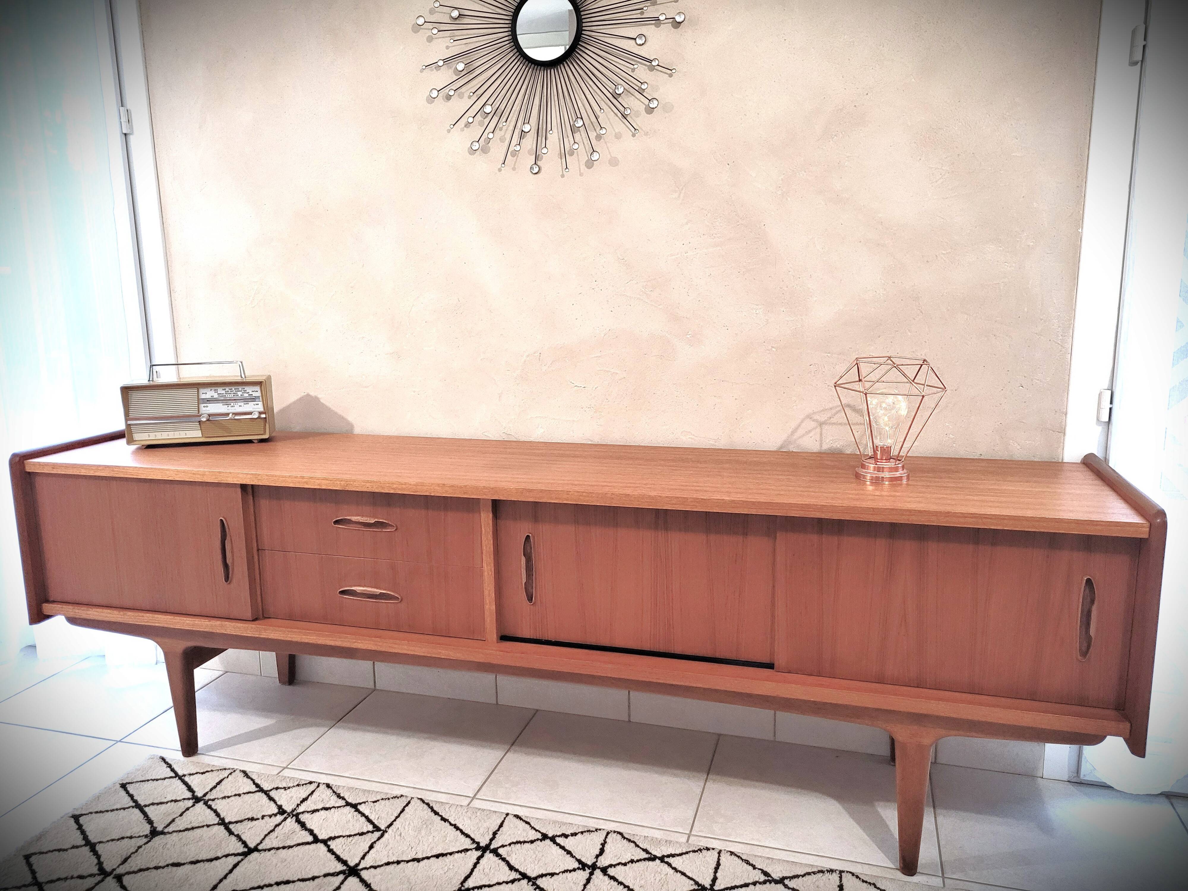 Enfilade design scandinave en teck | Selency