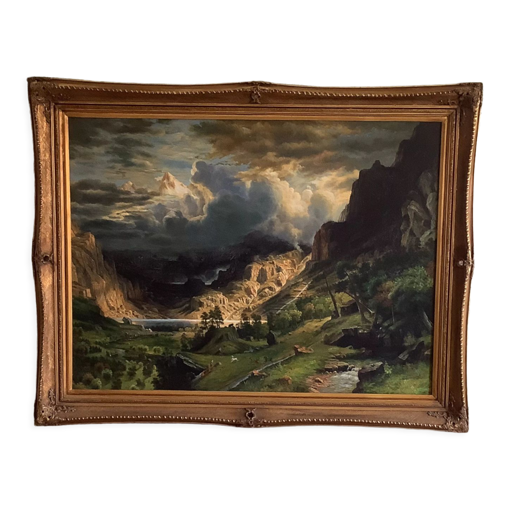 Tableau ancien paysage | Selency