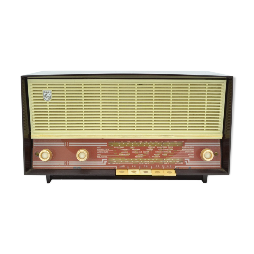 Radio vintage bluetooth Philips b3x de 1956 | Selency