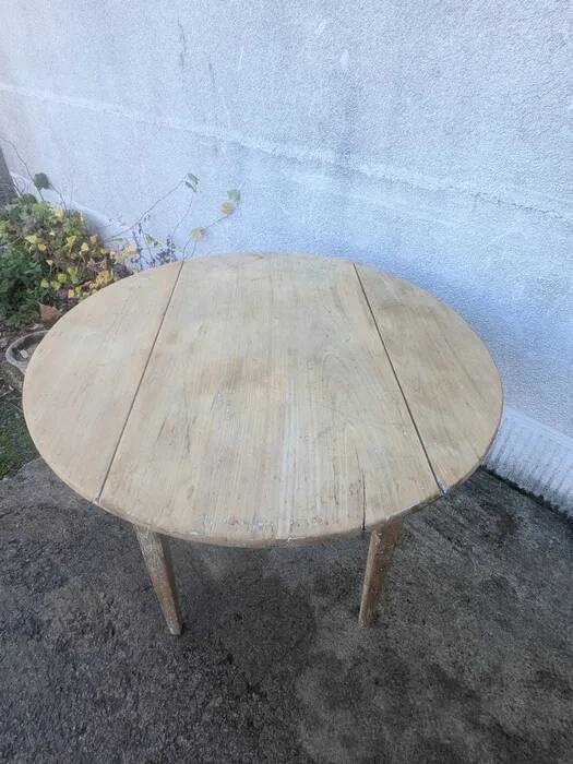 Table ronde rabattable | Selency