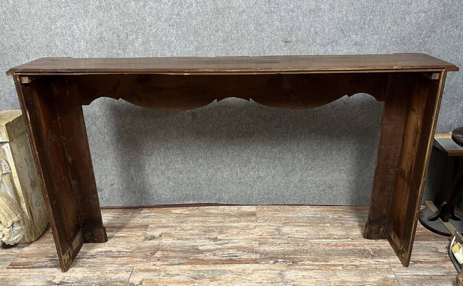 Regency style crossbow-shaped fireplace in solid wood circa 1850 | Selency