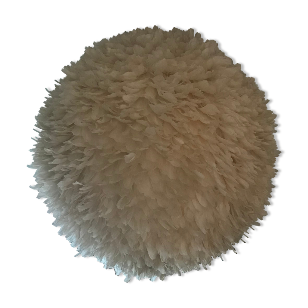Suspension blanche Plume 80cm de Mat&Jewski | Selency