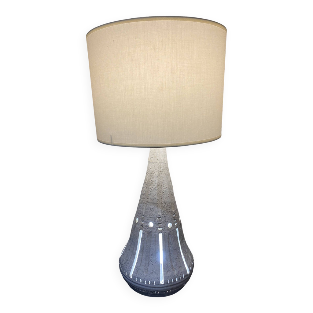 Lampe en céramique double éclairage Vallauris 1960 | Selency