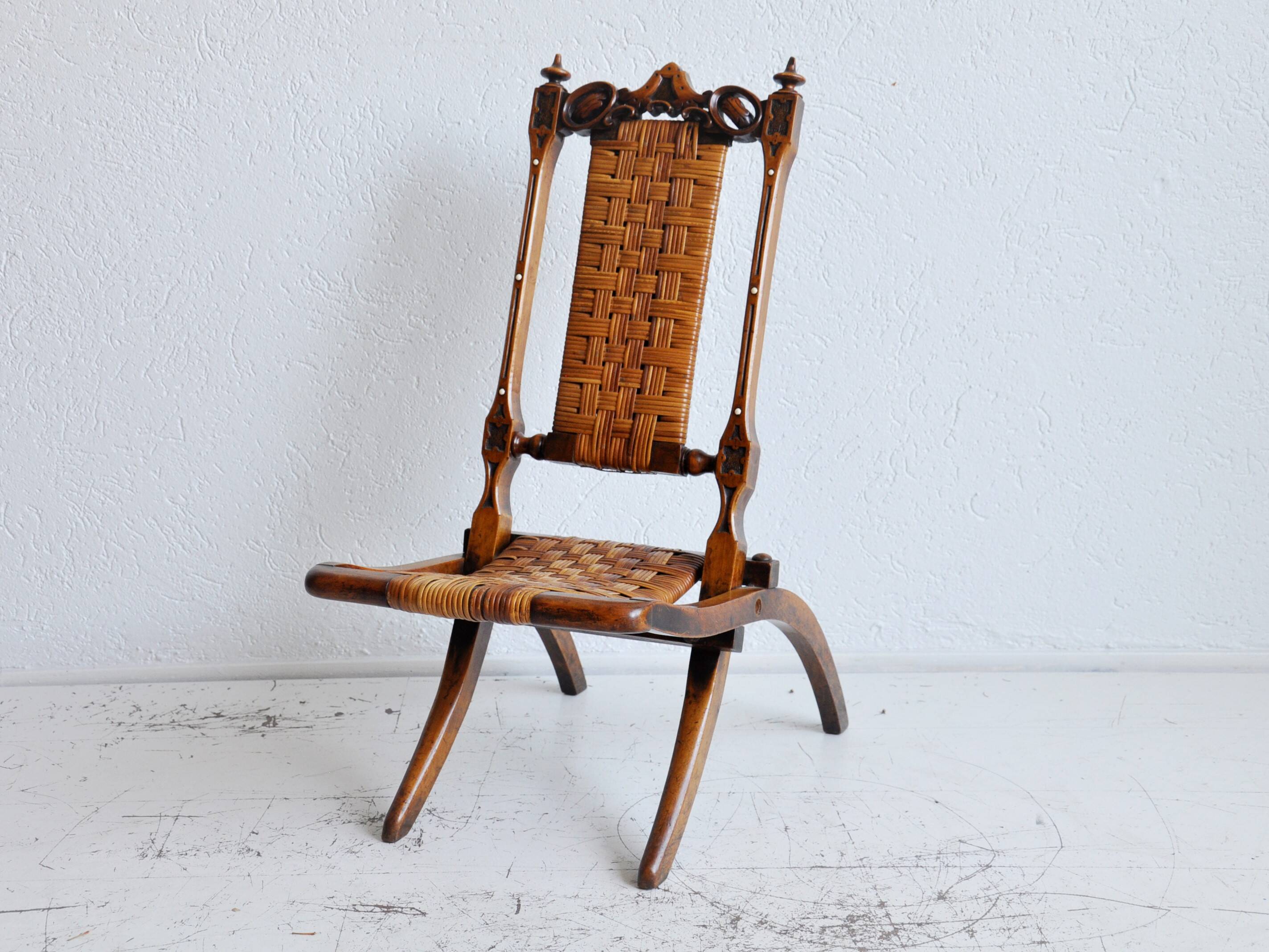 Chaise ancienne en rotin | Selency