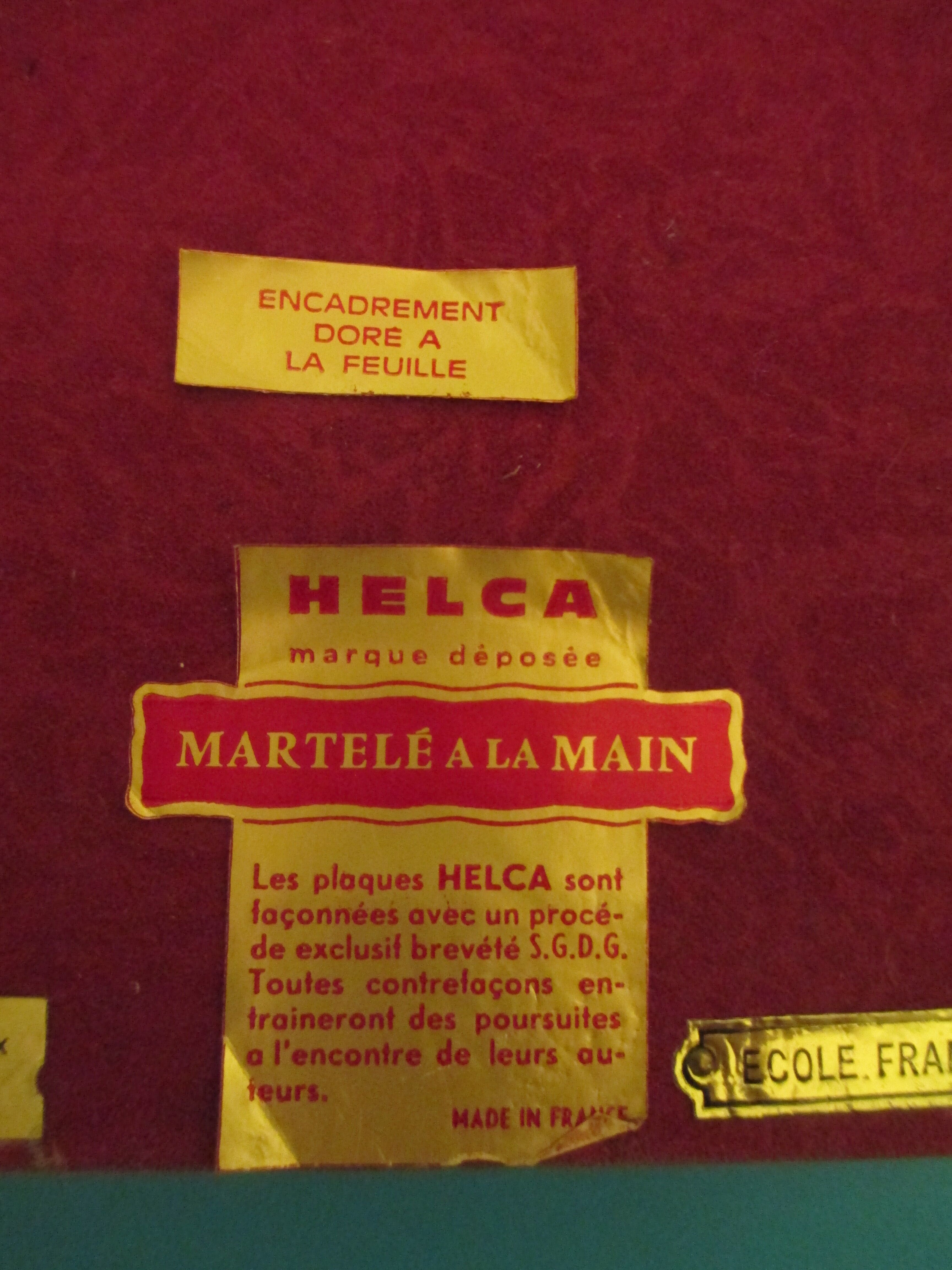 Plaque HELCA | Selency