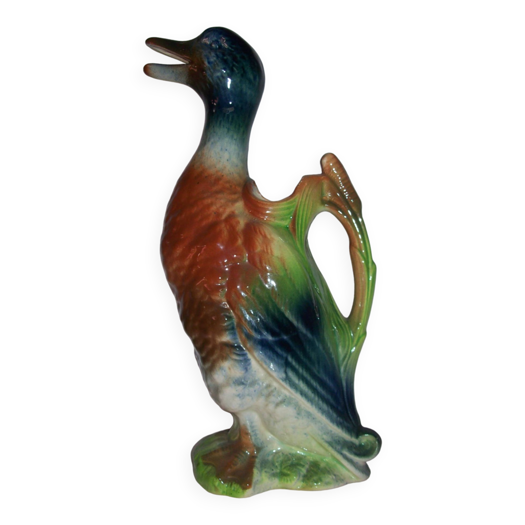 Pichet canard en barbotine Saint Clément | Selency