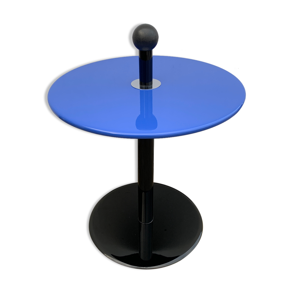 Table d'appoint ou sellette design Ikea, style Memphis, 1980 | Selency