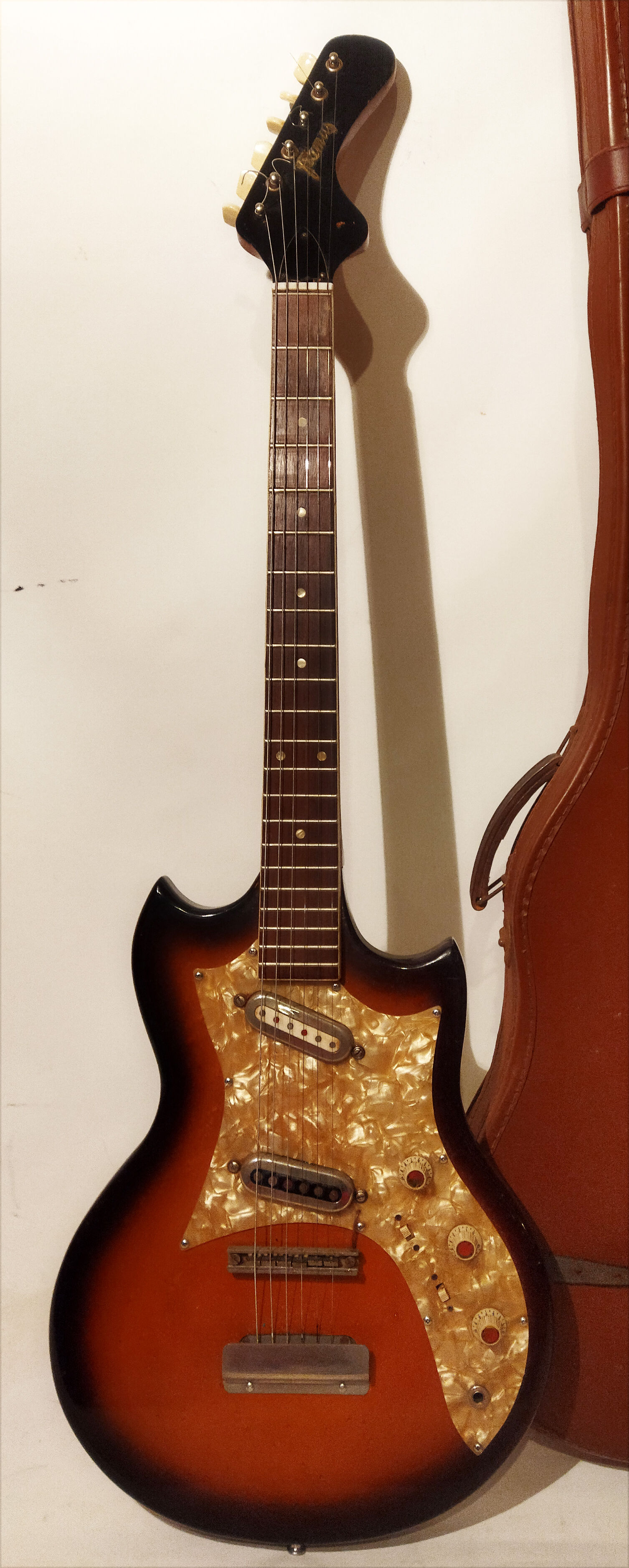 Framus guitare électrique vintage strato 5/155, germany 1964 | Selency