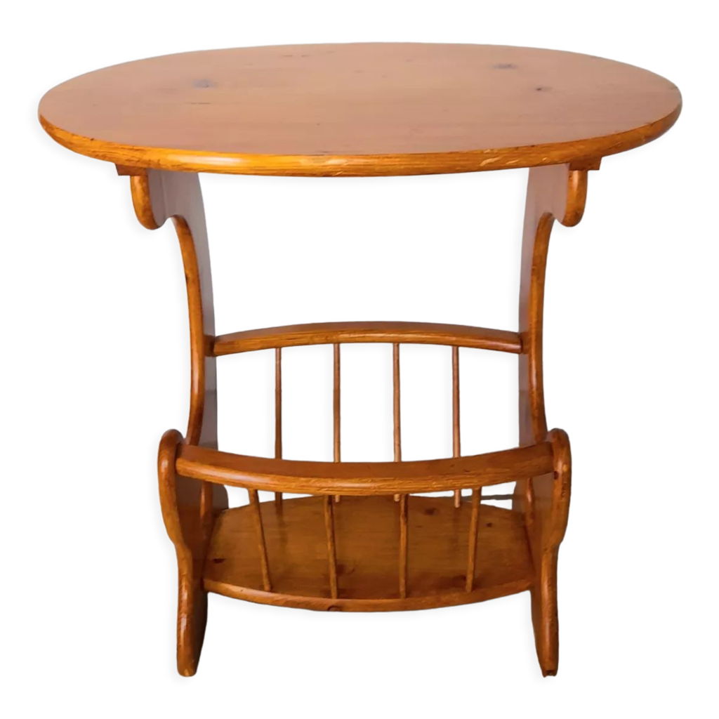 Tablette d'appoint range revues vinyls | Selency