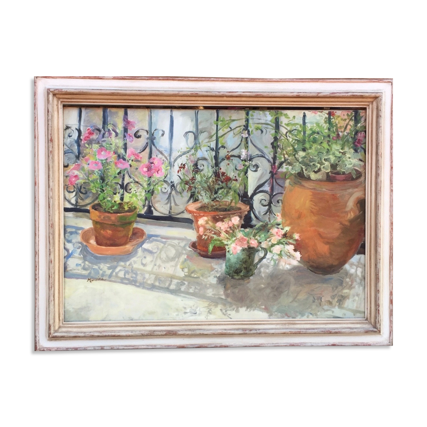 Le balcon fleuri Marcita Bloch dite marcita (née en 1903) | Selency