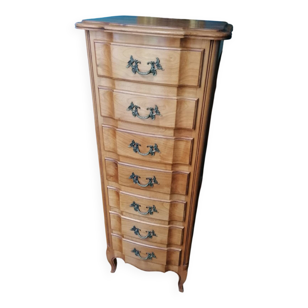 Meuble chiffonnier / Semainier de style Louis XV. | Selency