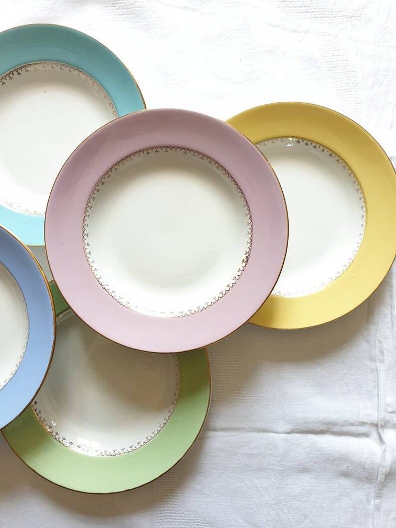 Old hollow plate X1 graphic model of the French factory of Saint Amand ...