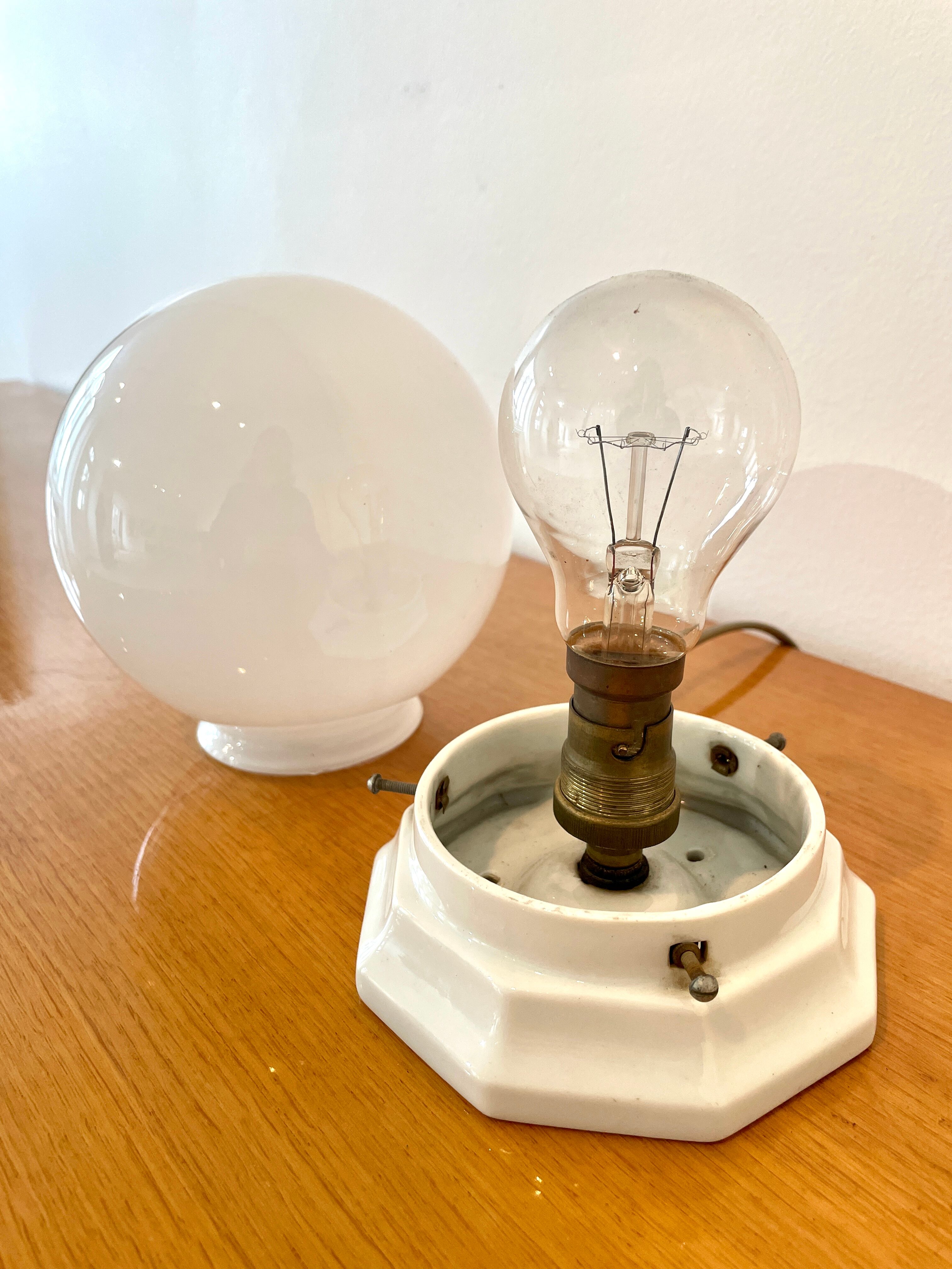 Vintage ball lamp to pose | Selency