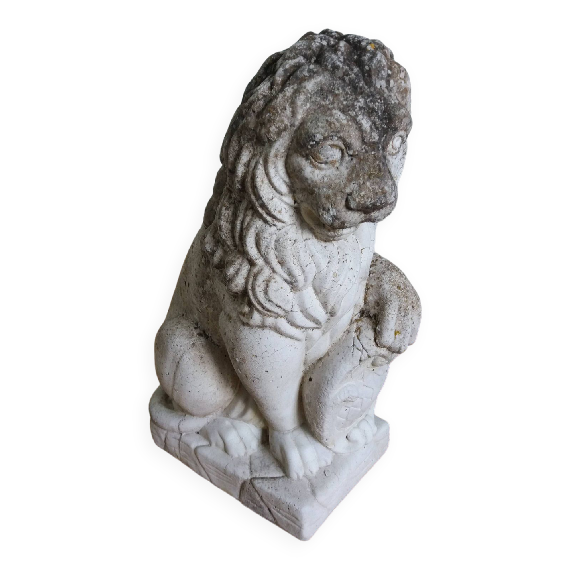 Lion En Pierre Pour Jardin – Lions En Pierre Reconstituées – AJIV