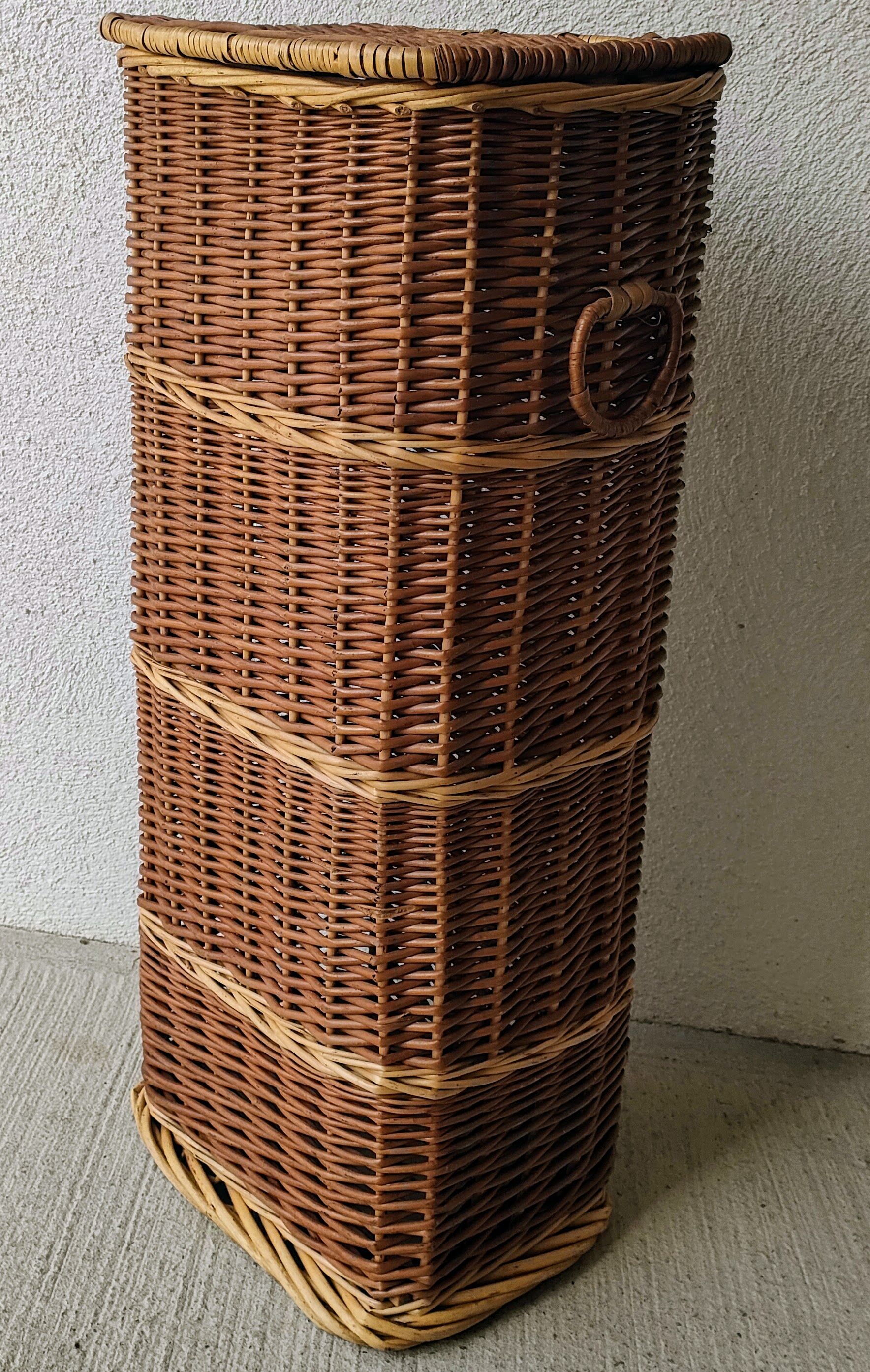 Huche à pain vintage en osier | Selency