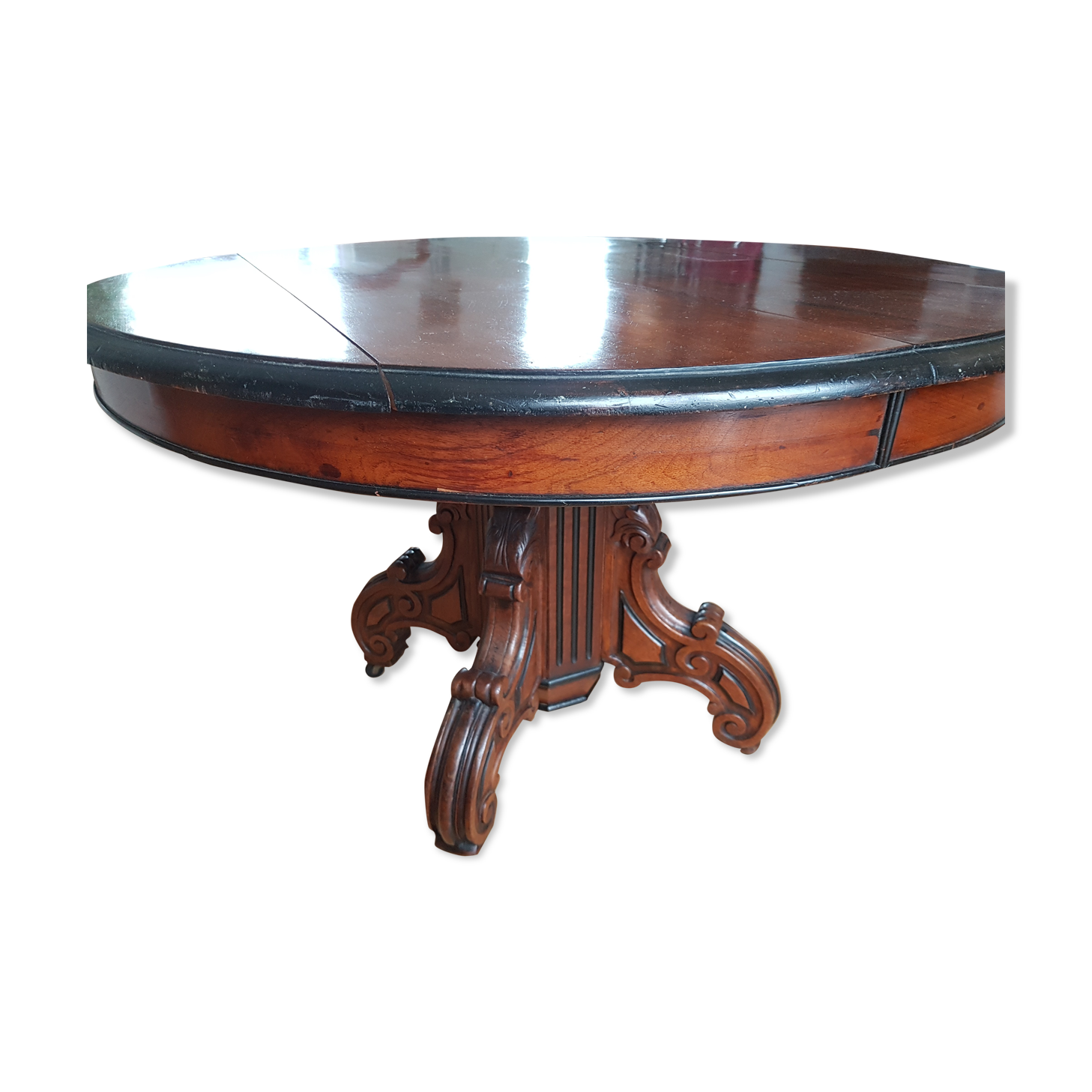 Table ronde noyer Napoléon III | Selency