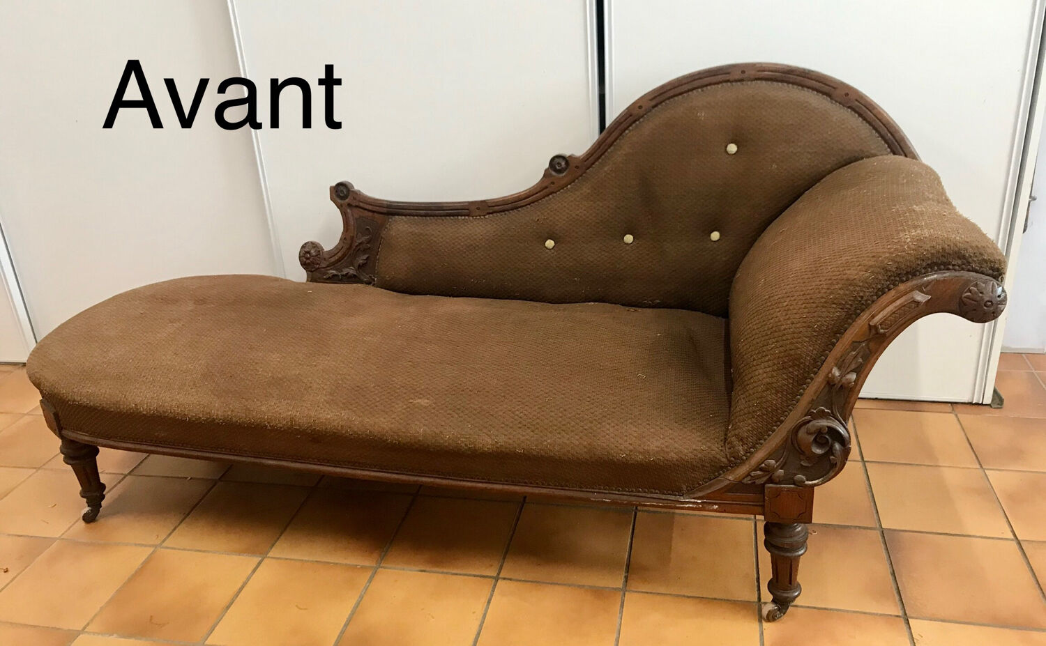 Méridienne ancienne entièrement restaurée | Selency