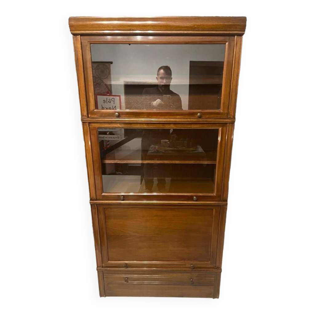 Meuble vitrine bibliothèque bar modulable signée Martin Dupuis MD circa ...