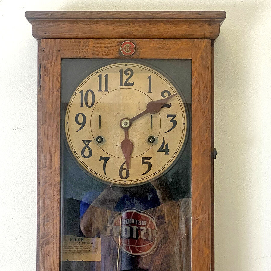 Pointeuse d'usine années 30 | Selency