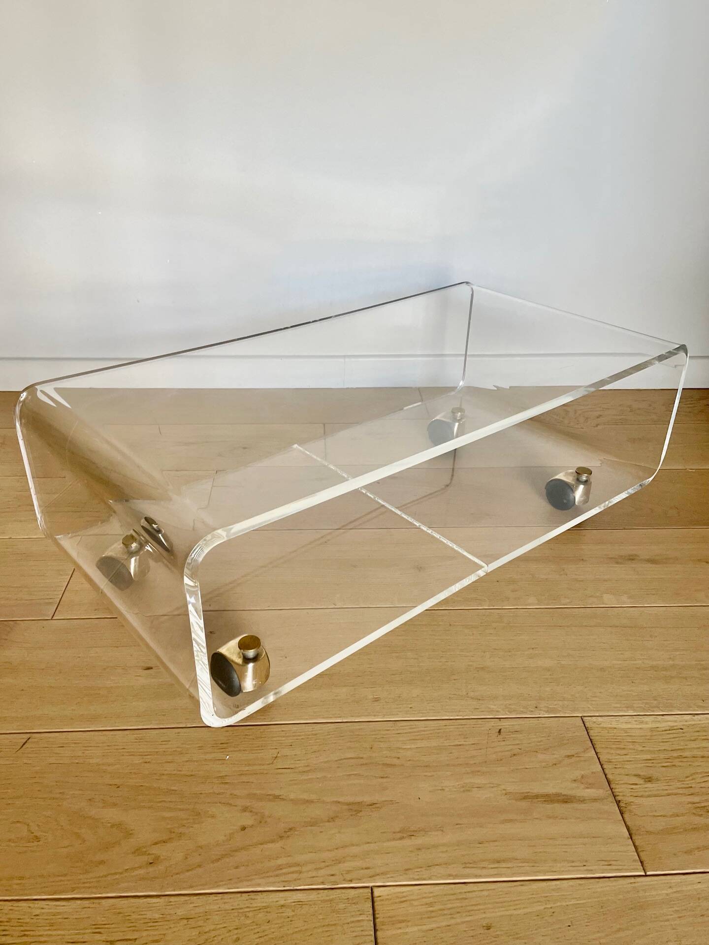 Table basse plexiglas transparent | Selency