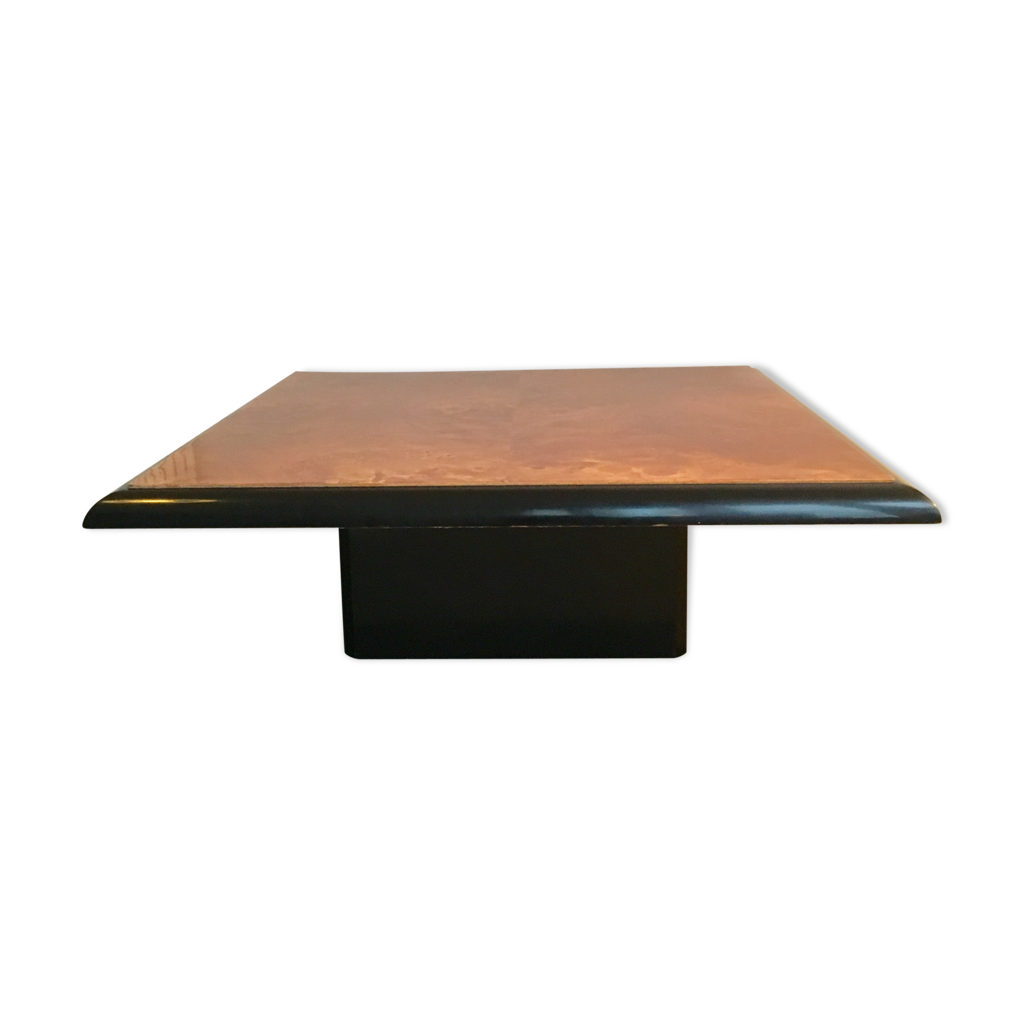 Table basse en loupe d’orme | Selency