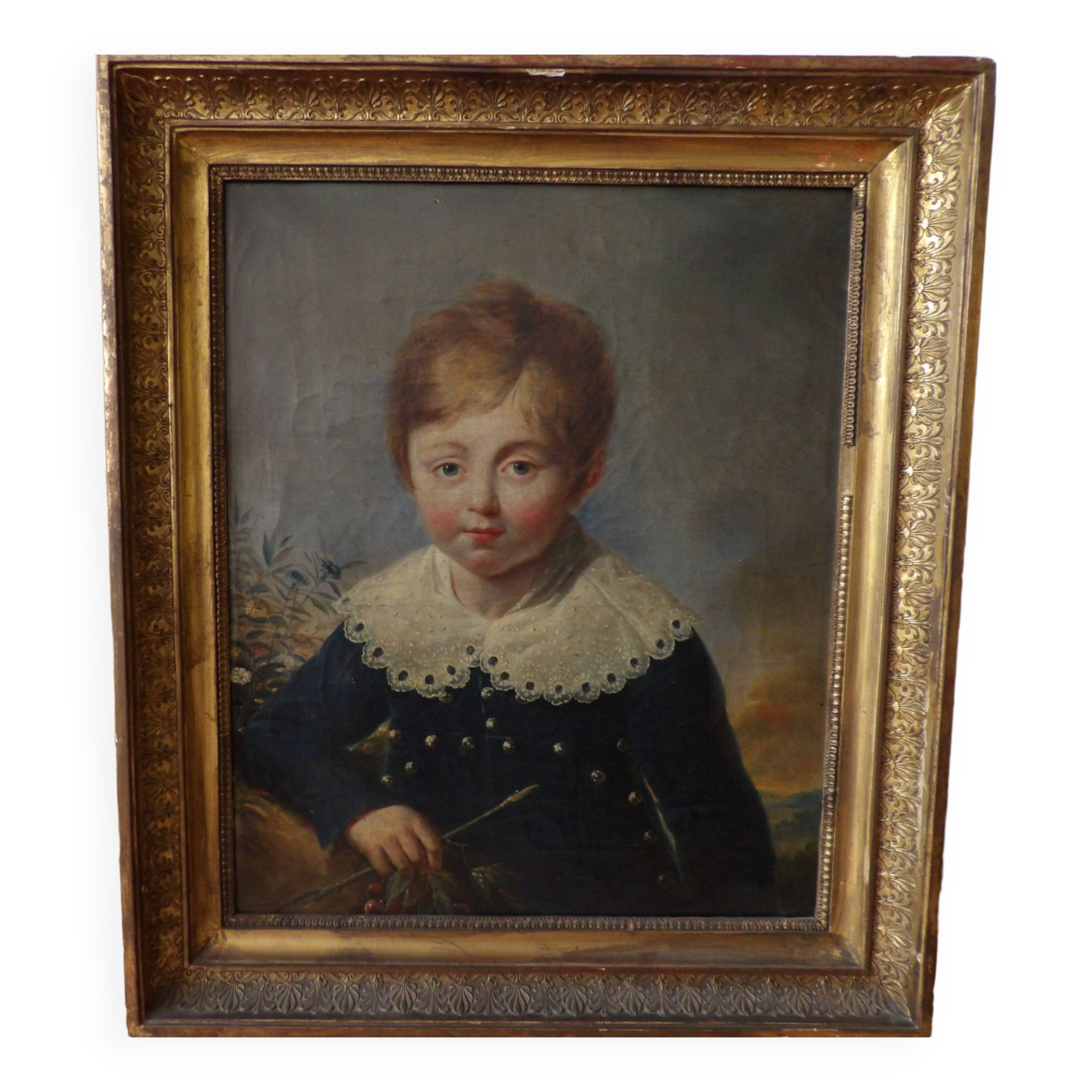 Tableau portrait d'un enfant début XIXème | Selency