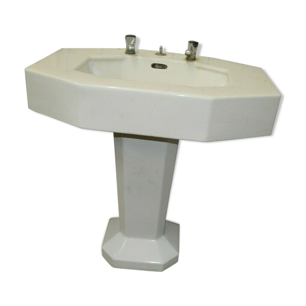 Lavabo style art déco en faïence | Selency