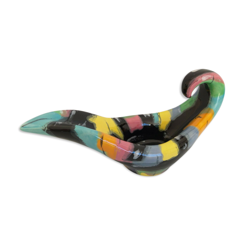 Coupe longwy 1960 pigalle multicolore design france | Selency