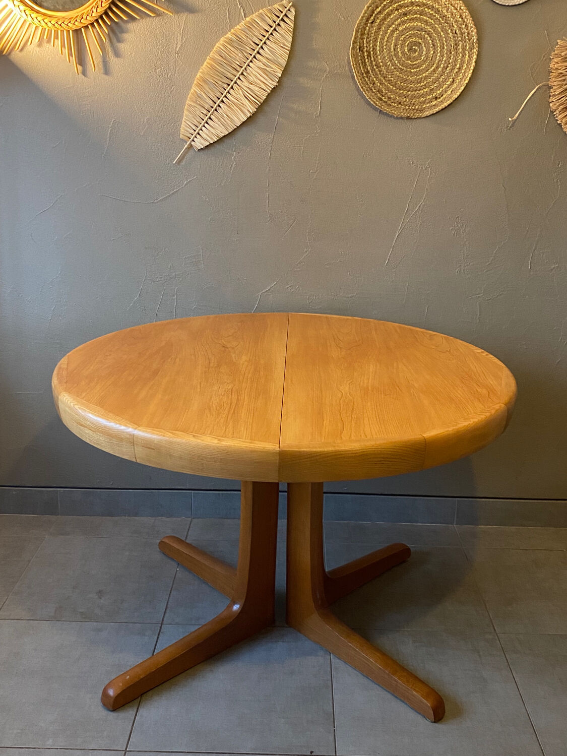 Table ronde baumann bois clair | Selency