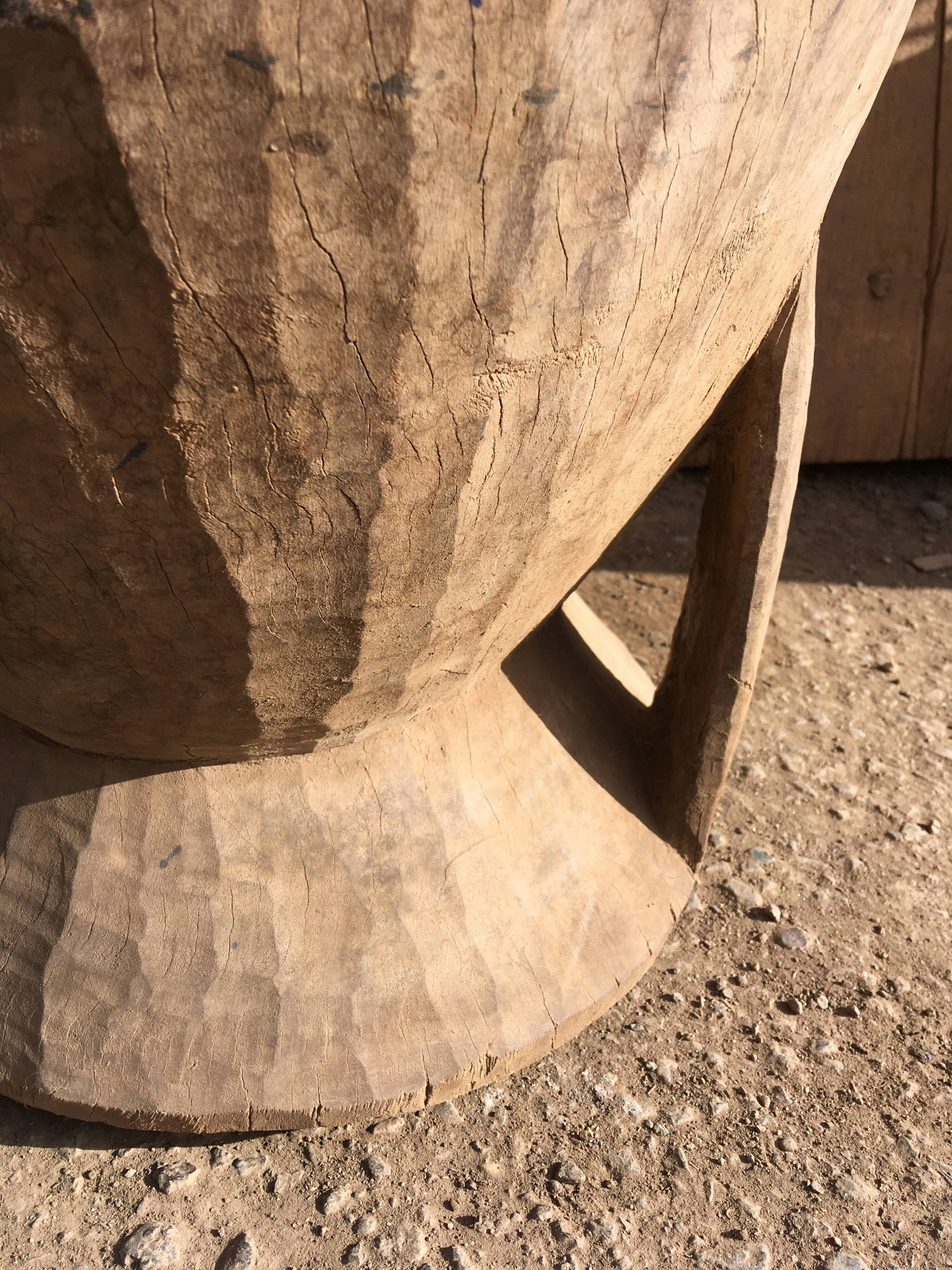 MORTIER ET SON PILON ANCIEN EN BOIS AFRICAIN 1 | Selency