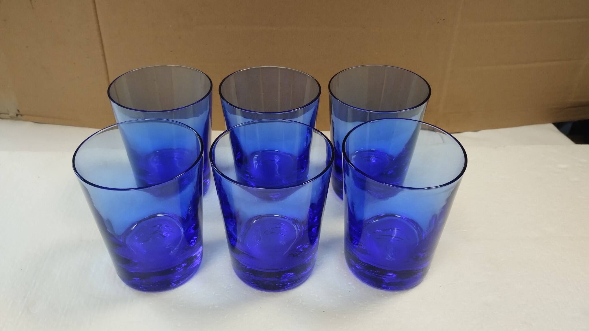 Lot de 6 verres à eau vintage | Selency