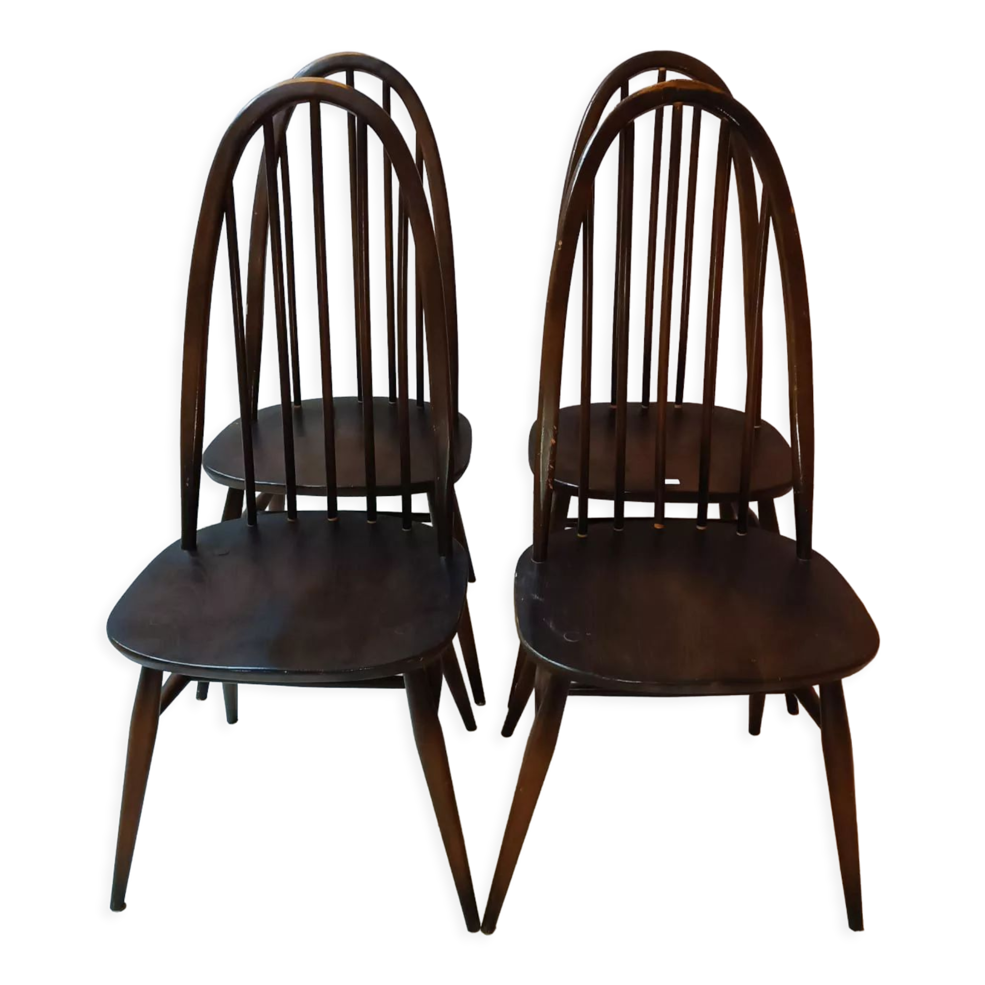 Lots de 4 chaises 365 Quaker de Ercol | Selency