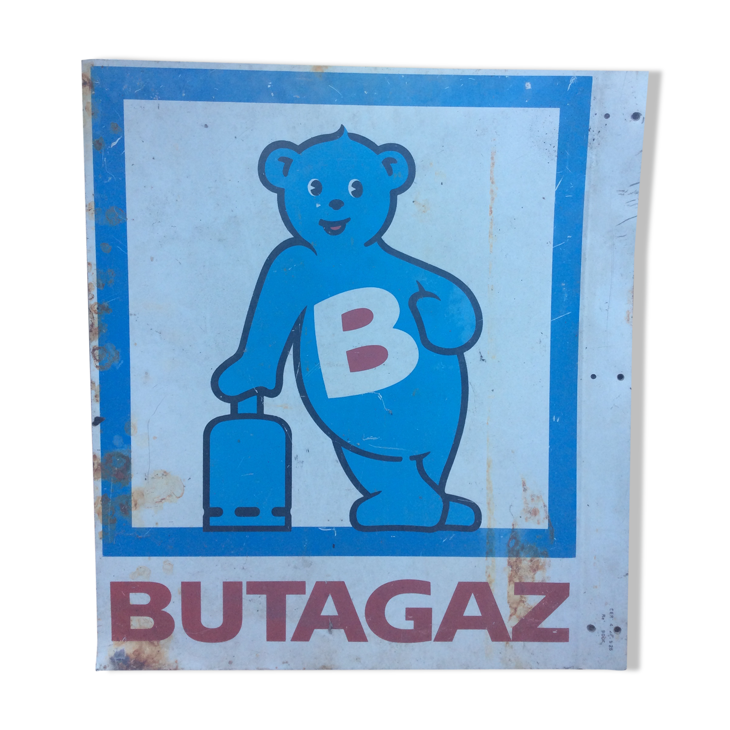 Plaque publicitaire Butagaz vintage | Selency