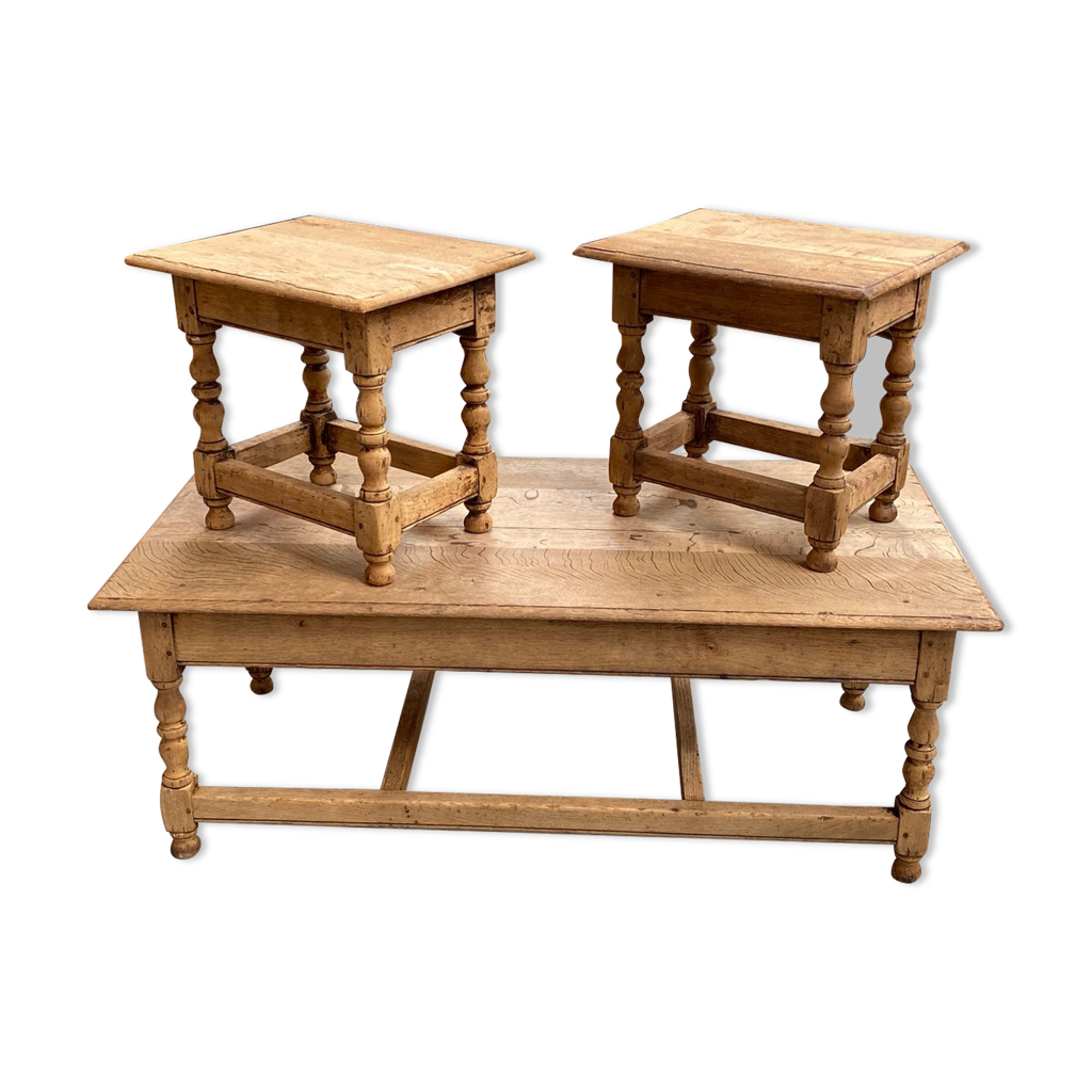 Tables basses gigogne en chêne | Selency