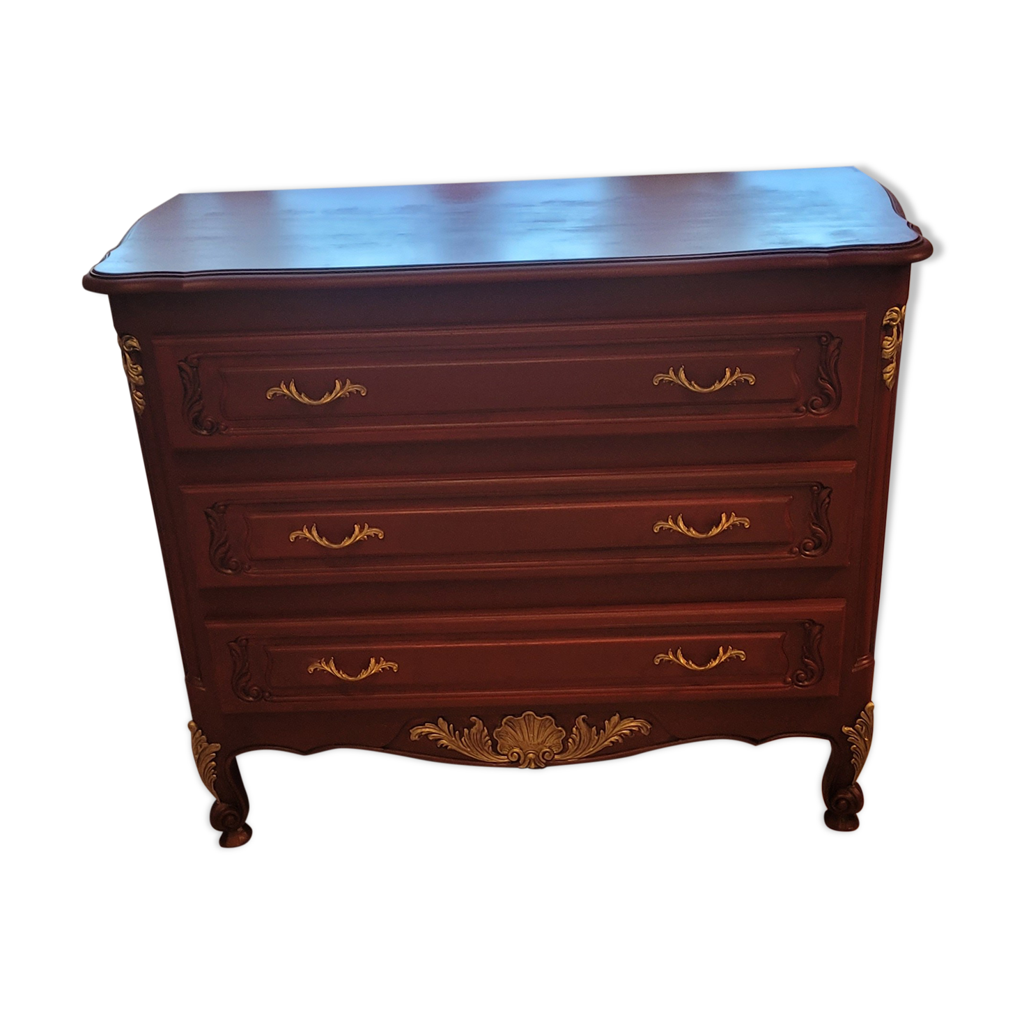 Commode merisier bordeaux | Selency