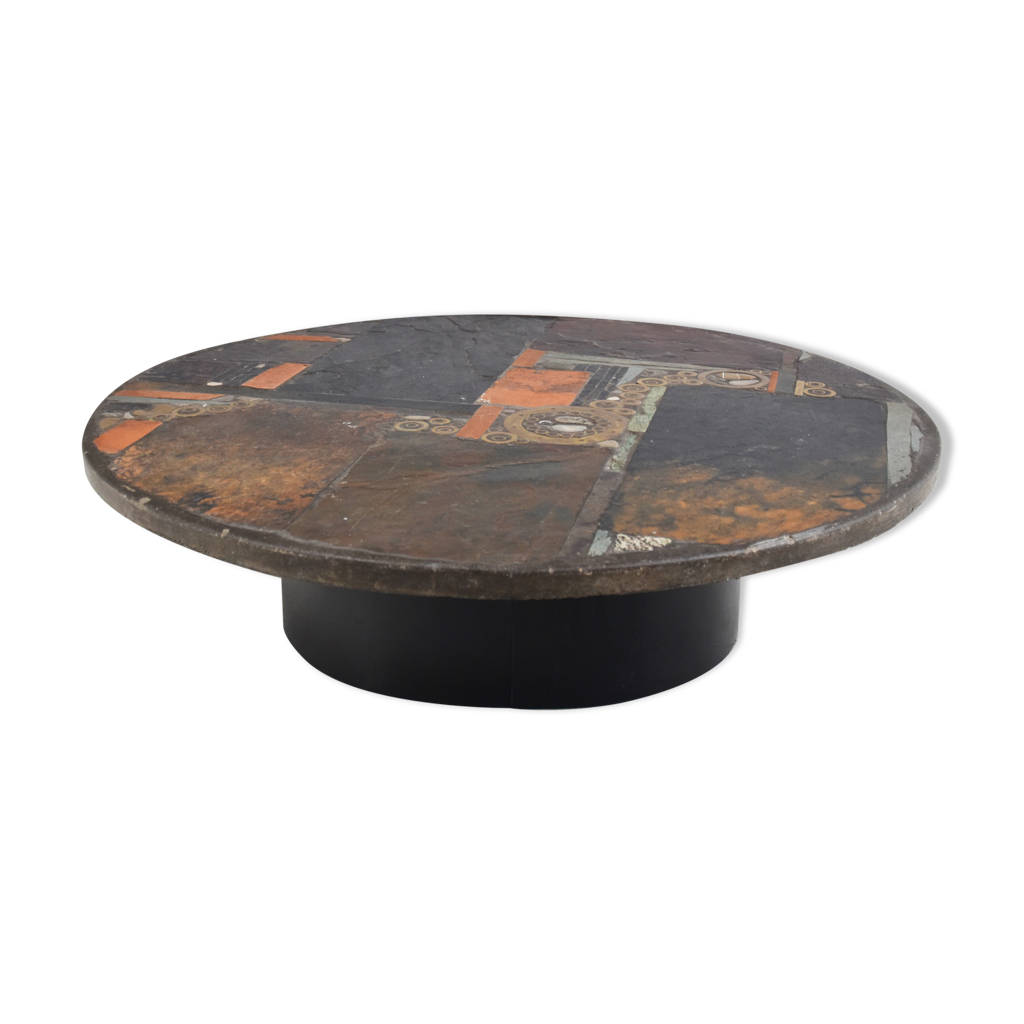 Table basse ronde Paul Kingma, 1979 | Selency