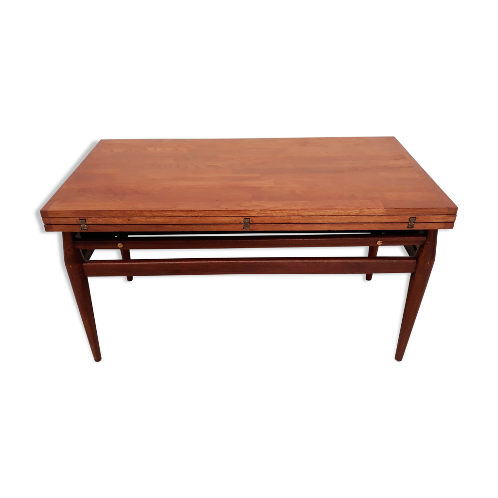 Table basse vintage modulable portefeuille | Selency