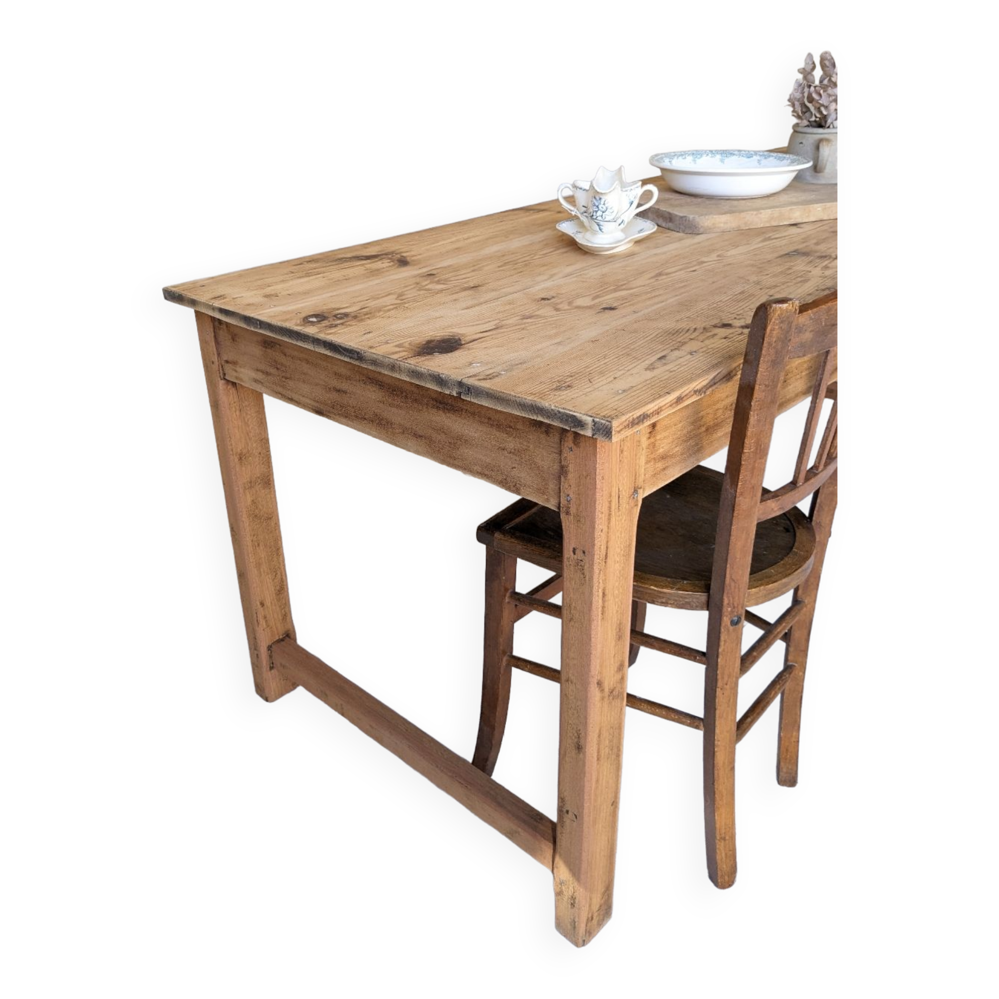 Table de ferme en bois massif | Selency